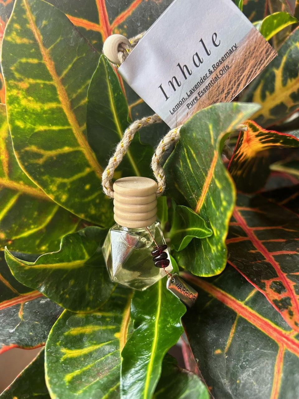 Essential Oil Hanging Car Diffuser - 'Inhale.' (Tangerine, Orange ...